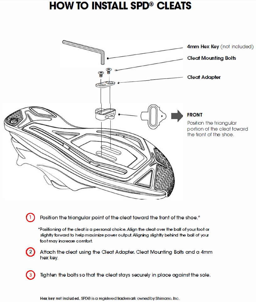 How to Install SPD Cleats